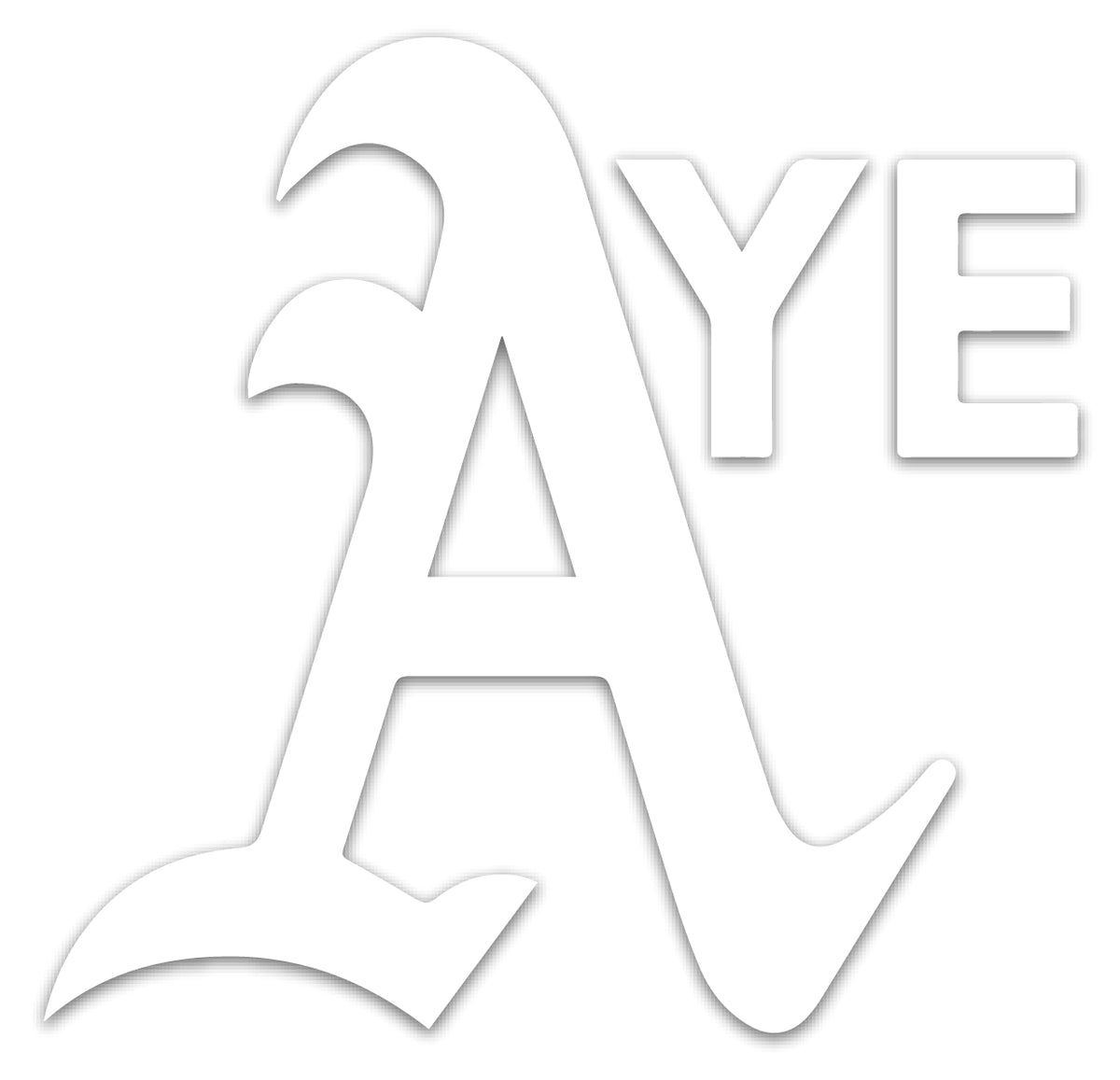 Aye- Window Decal – MikeHamptonArt